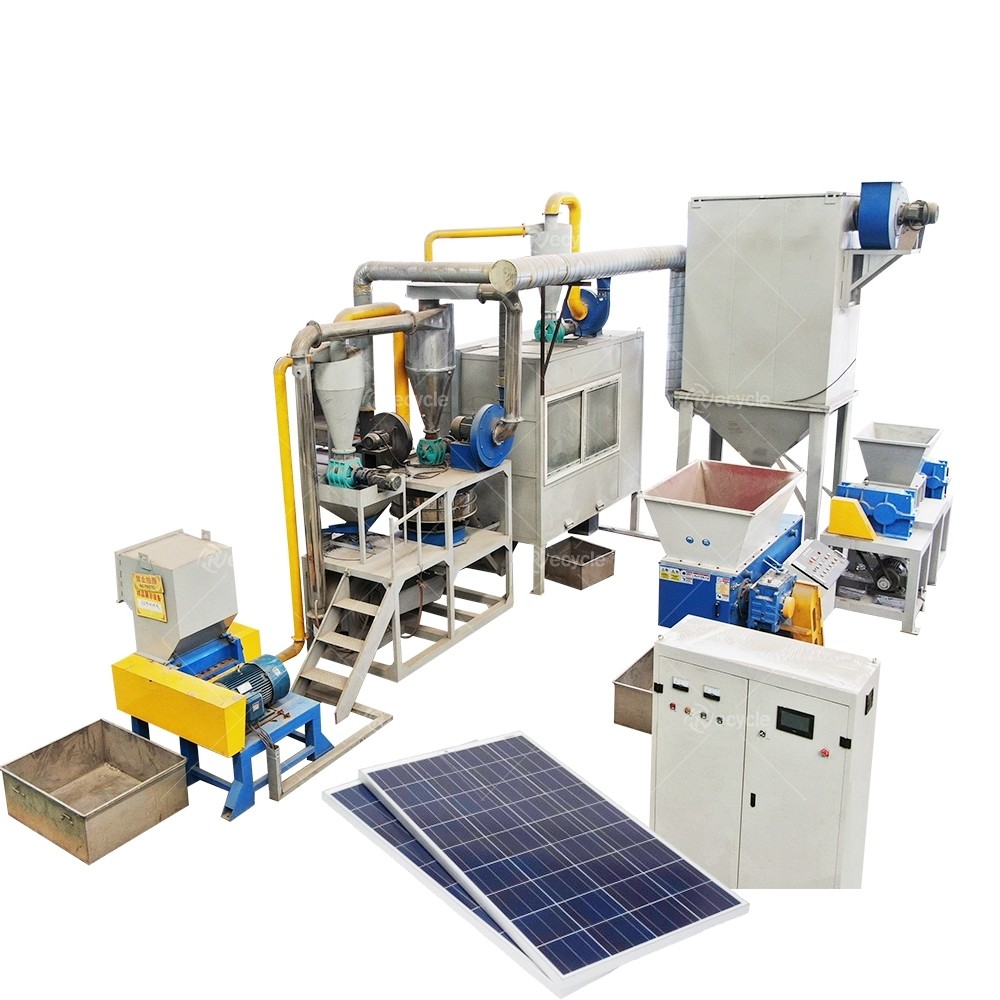 Photovoltaic Solar Panel Recycling Equipment , Waste Solar Panel ...
